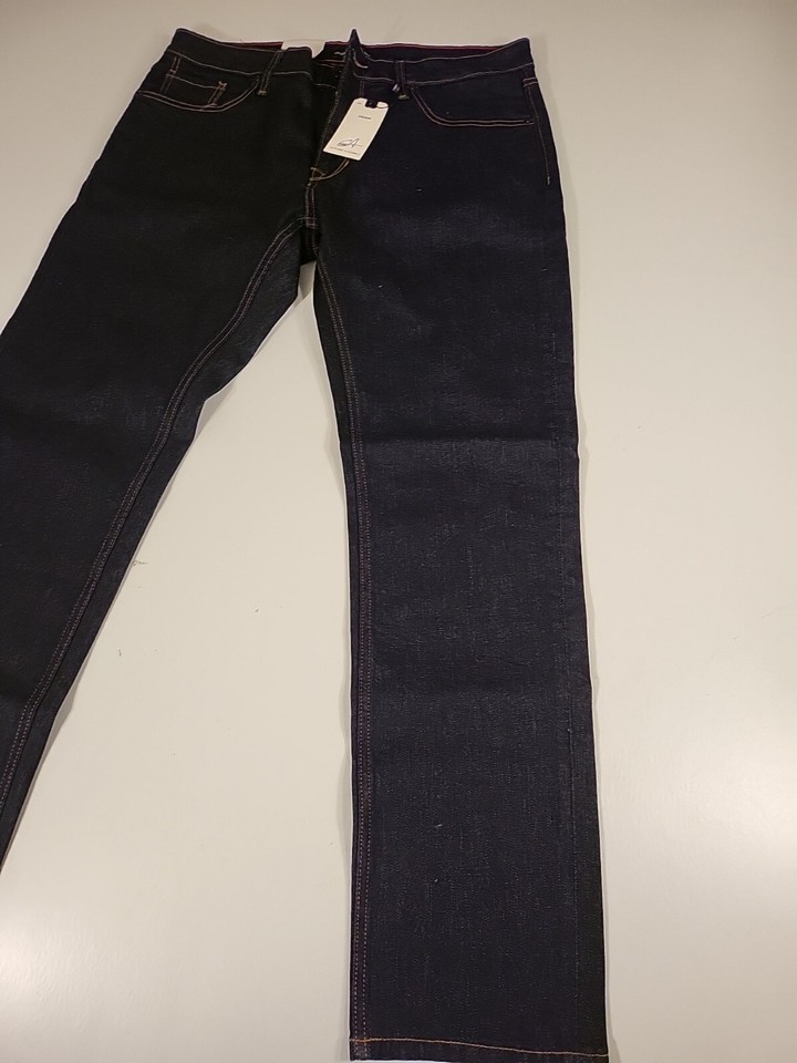 Genuine Assembly Slim Stretch Straight Fit Mens Denim Jeans 36x32 ...