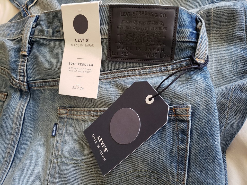MADE in JAPAN LEVI'S 505 Selvedge "Vintage Clothing" Men's Jeans LVC ...
