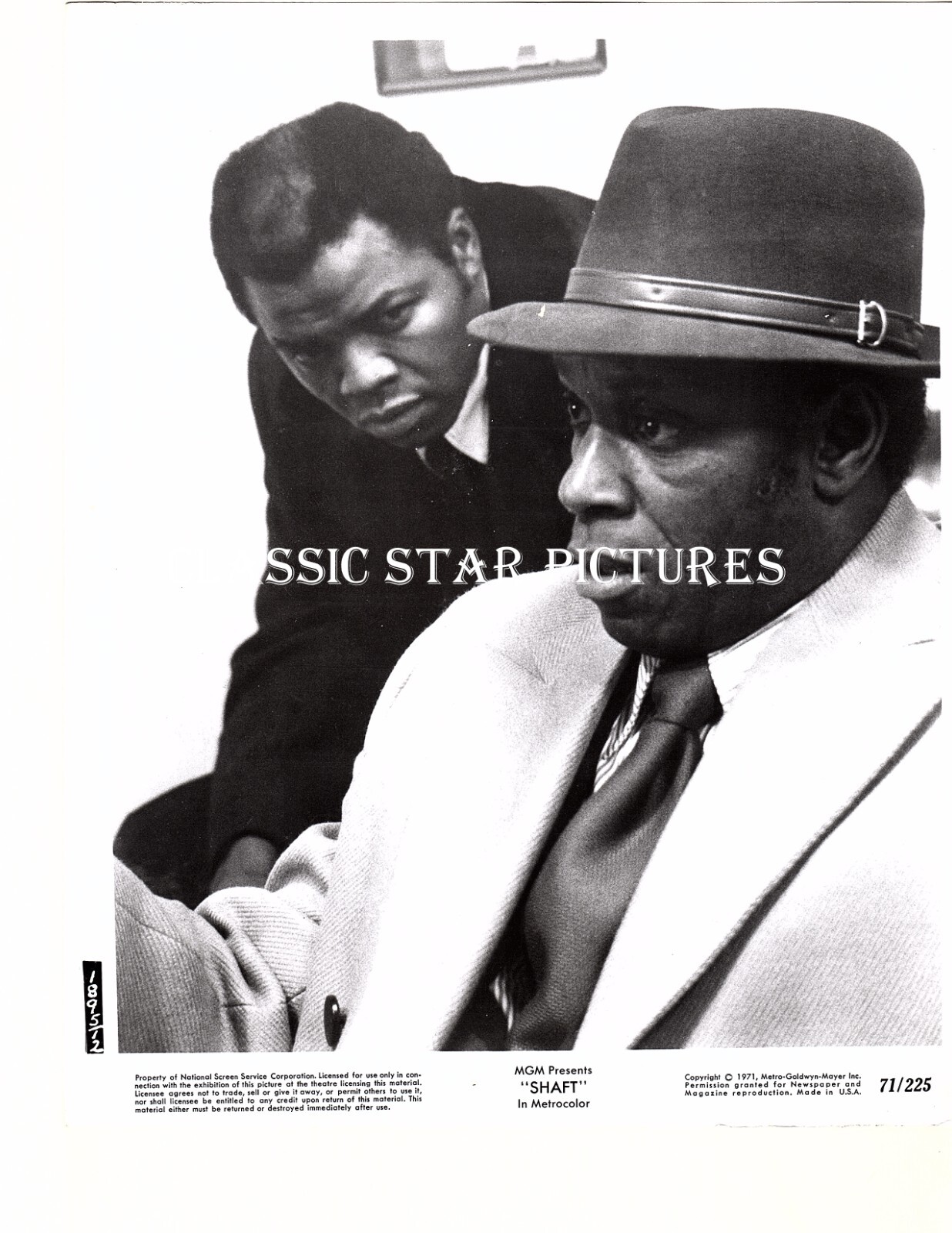 AB139 Moses Gunn Drew Bundini Brown Shaft 1971 8 x 10 vintage photo | eBay