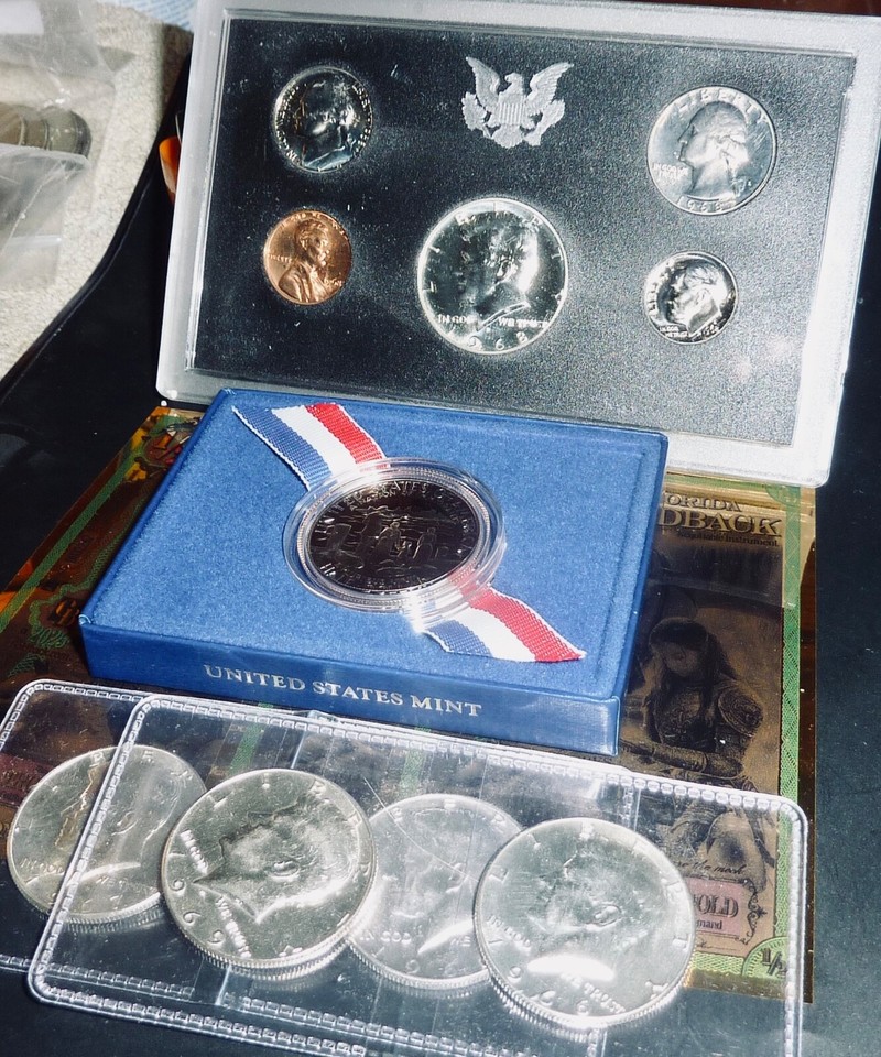 1968 Proof Set, 4 Kennedy's & (3) 1/2 Goldbacks, Liberty coin Proof | eBay