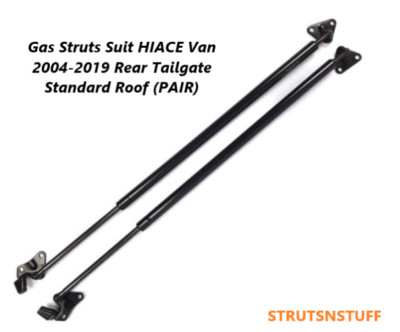 GAS STRUTS SUIT HIACE VAN 2004 TO 2019 REAR TAILGATE GAS STRUTS ...