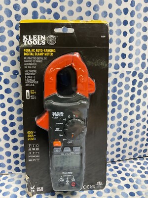 Klein CL220 400Amp Auto Ranging Digital Clamp Meter With Temperature ...
