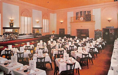 Trench's Neptune Inn Interior Atlantic City NJ Postcard Advertising ...