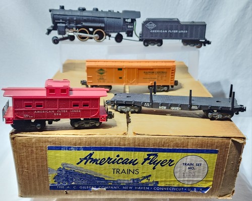 1956 AC GILBERT AMERICAN FLYER TRAIN SET #1120 ESTATE FIND | eBay