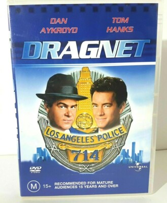 Dragnet Region 4 DVD MA15+ Dan Aykroyd, Tom Hanks, Comedy/Crime 1987 ...