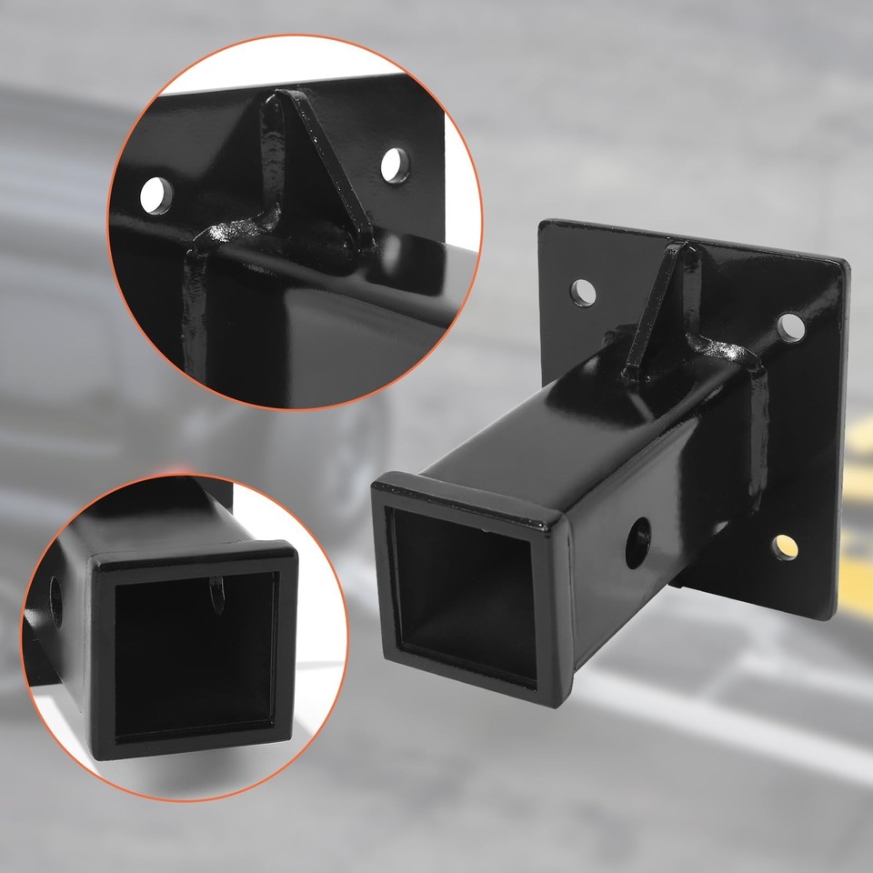 2-Inch Hitch Wall Mount,Trailer Hitch Receiver Plate Tube,Bike and ...