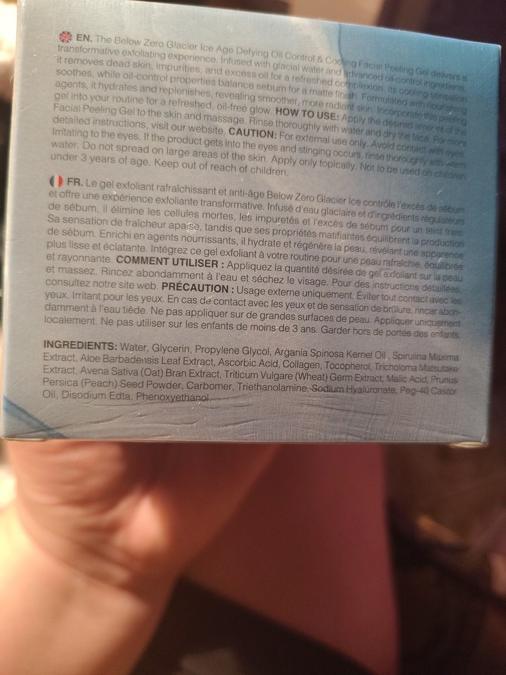 Below Zero Swiss Science Glacier Ice Age Defying Cooling Cream Obsessed ...