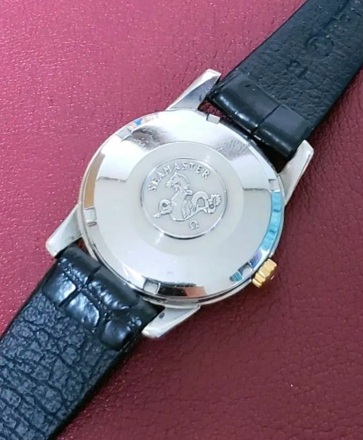 1960s Vintage OMEGA Seamaster Automatic Gold Case Working New Leather ...
