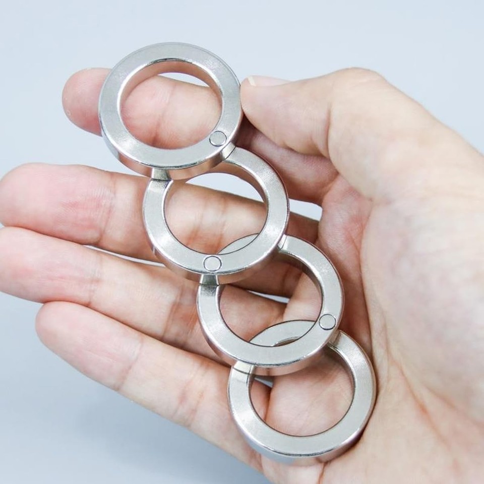 Spoven Folding Finger Ring – 4 Finger Foldable Fidget Toy for Stress ...