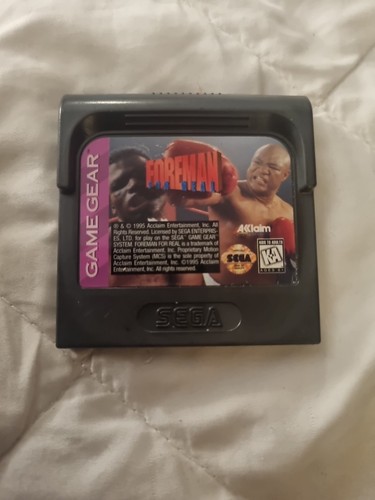 Foreman for Real Sega Handheld System (Sega Game Gear 1995) | eBay