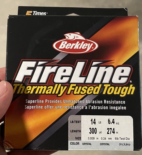 Berkley FireLine® Superline, Crystal, 14lb | 6.3kg, 300yd | 274m ...