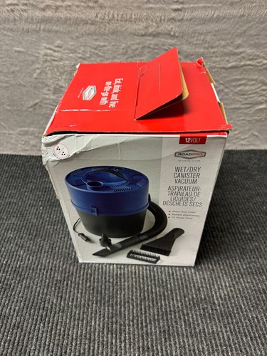 RoadPro 12v Wet Dry Canister Vacuum Portable For Car Or Truck | eBay