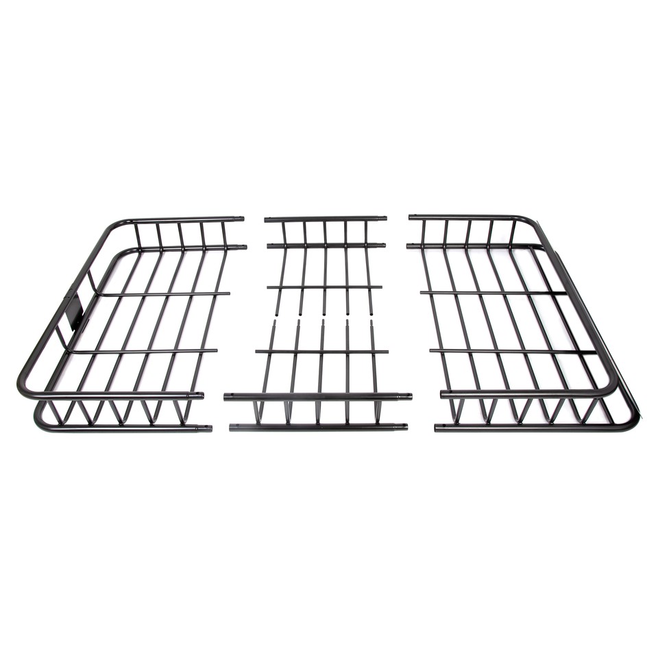 67" Roof Rack Cargo Top Luggage Holder Carrier Basket with Extension ...