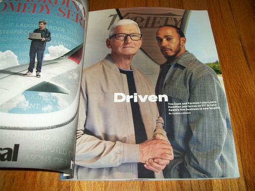 JUNE 2025 - VARIETY MAGAZINE - TIM COOK/LEWIS HAMILTON - APPLE CEO-JUNE ...