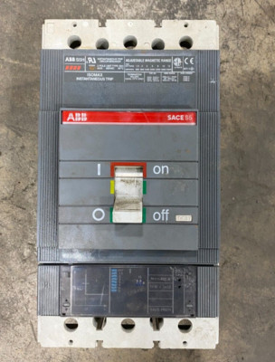 ABB S5H400 3 POLE 400 AMP Instantaneous Trip Circuit Breaker | eBay