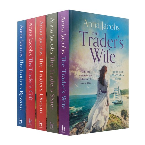 Anna Jacobs The Trader Series Collection 5 Books Set Trader's Wife ...