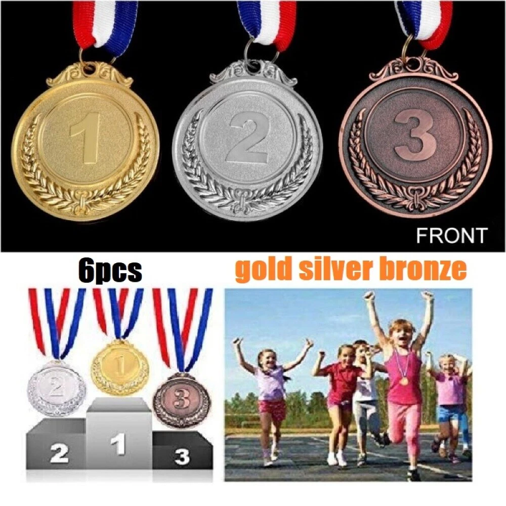 Gold Silver Bronze Medal Ribbon