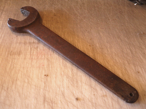Large Antique RAILROAD WRENCH 2 7/8” Opening - "16" | eBay