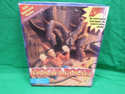 Hocus Pocus (IBM PC Game) -Apogee FormGen - Big Box | eBay