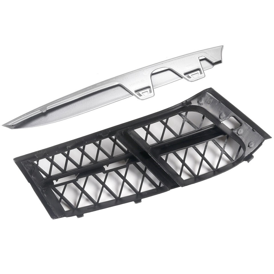 Left Fog Lamp Grille Cover W/ Edge Trim LH Fit For 2010-13 BMW F07 535i ...