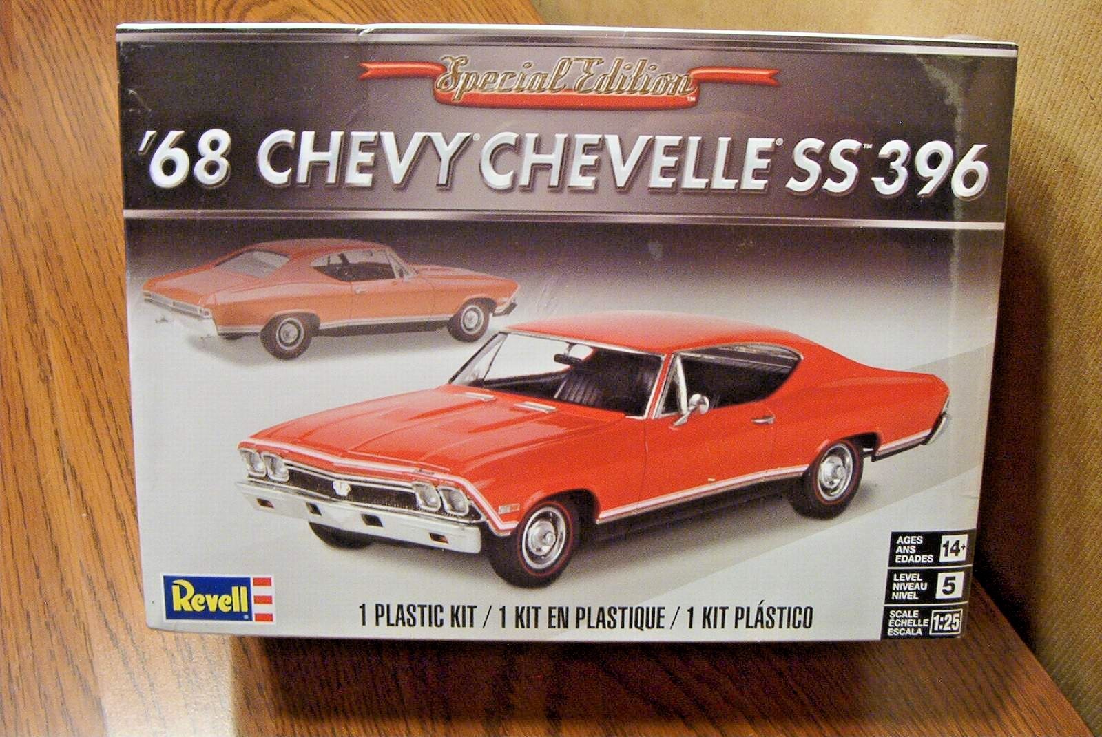 REVELL '68 CHEVY CHEVELLE SS 396 1/25 SCALE MODEL KIT | eBay