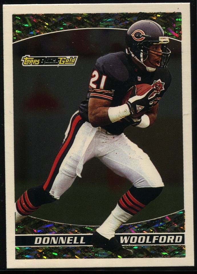 1993 Topps Black Gold Donnell Woolford #37 Chicago Bears | eBay