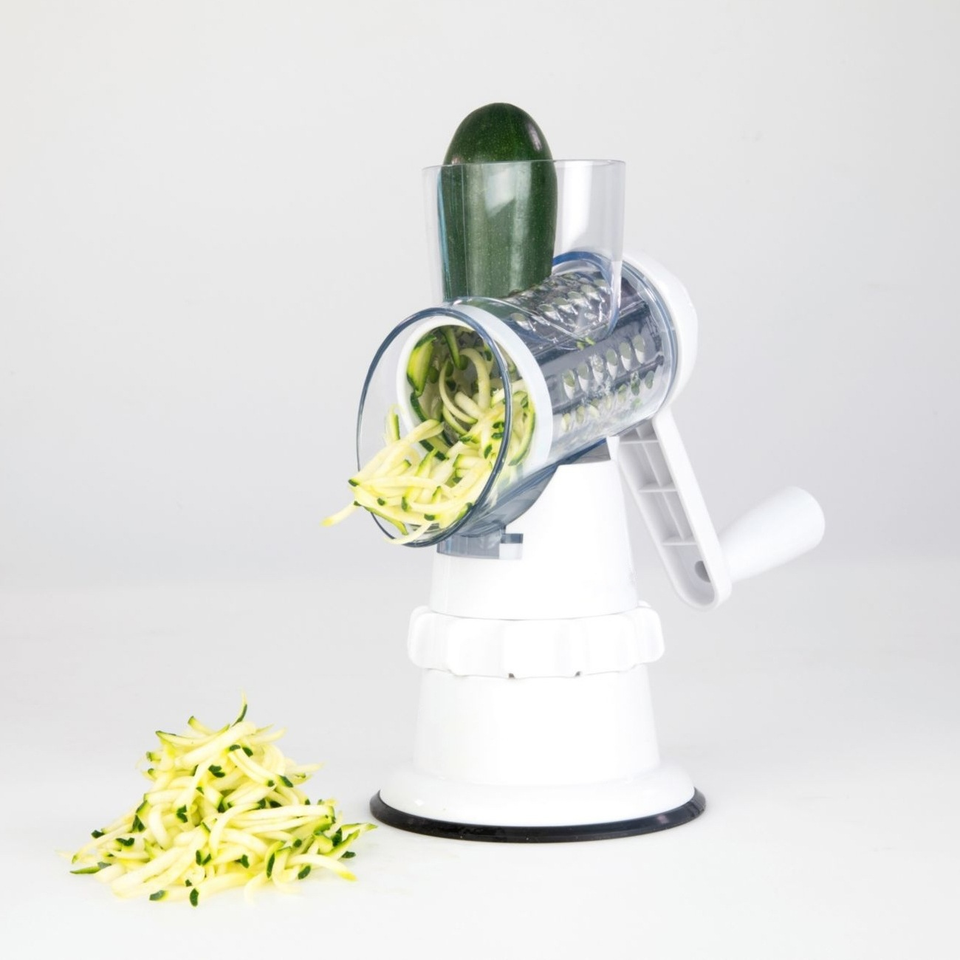 Slicer Vegetable Cutter Kitchen Fruit Grater Steel 3-in-1 Stainless ...
