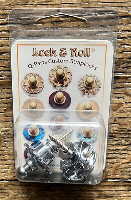 Q-Parts Lock N Roll Custom Strap Locks Chrome Fire Wheel Style | eBay