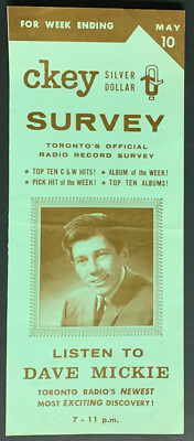 1963 CKEY Radio Survey Chart Toronto Music Cliff Richard Kaempfert ...