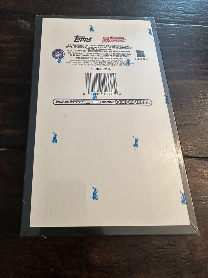2000 Bowman Football Hobby HTA Jumbo Box Sealed (12 Packs) Possible ...
