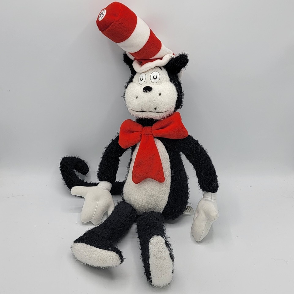 Kohls Cares Dr. Seuss CAT IN THE HAT Plush Stuffed Animal Striped Hat ...