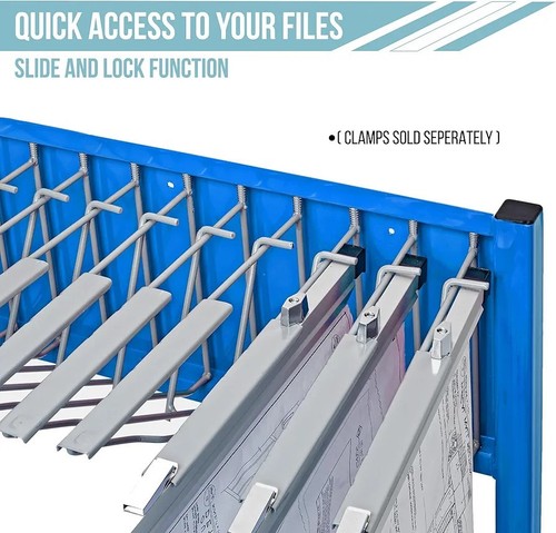 Adir Mobile Blueprint Holder – Construction Plan Rack, Map Organizer ...