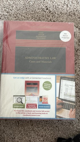 Administrative Law: Cases and Materials - Hardcover, by Ronald A. Cass ...
