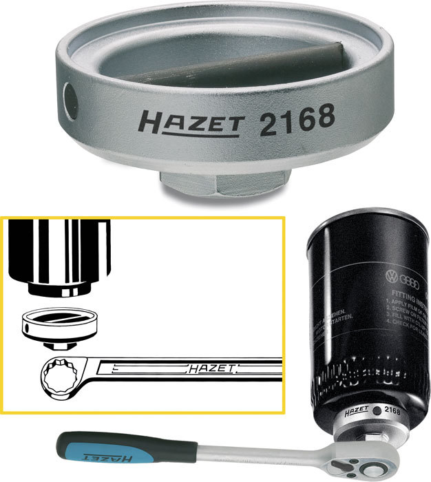 Hazet Tools 2168 Oil Filter Wrench 1/2" Drive | eBay