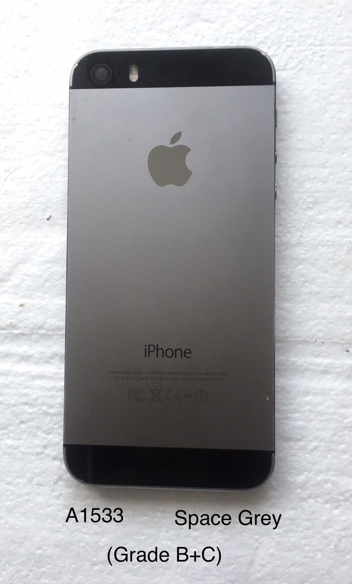 Iphone 5s Space Gray Back