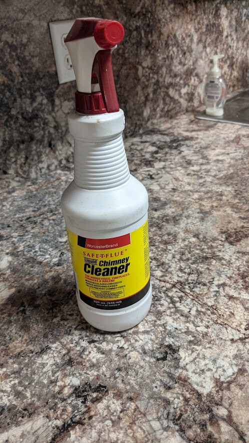SAF-T-FLUE CHIMNEY CLEANER 32 oz Liquid spray cleaner WI-20628D | eBay