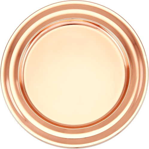 Old Dutch 13" Decor Collar Rim Charger Plates (Set of 6), Copper (OS968 ...