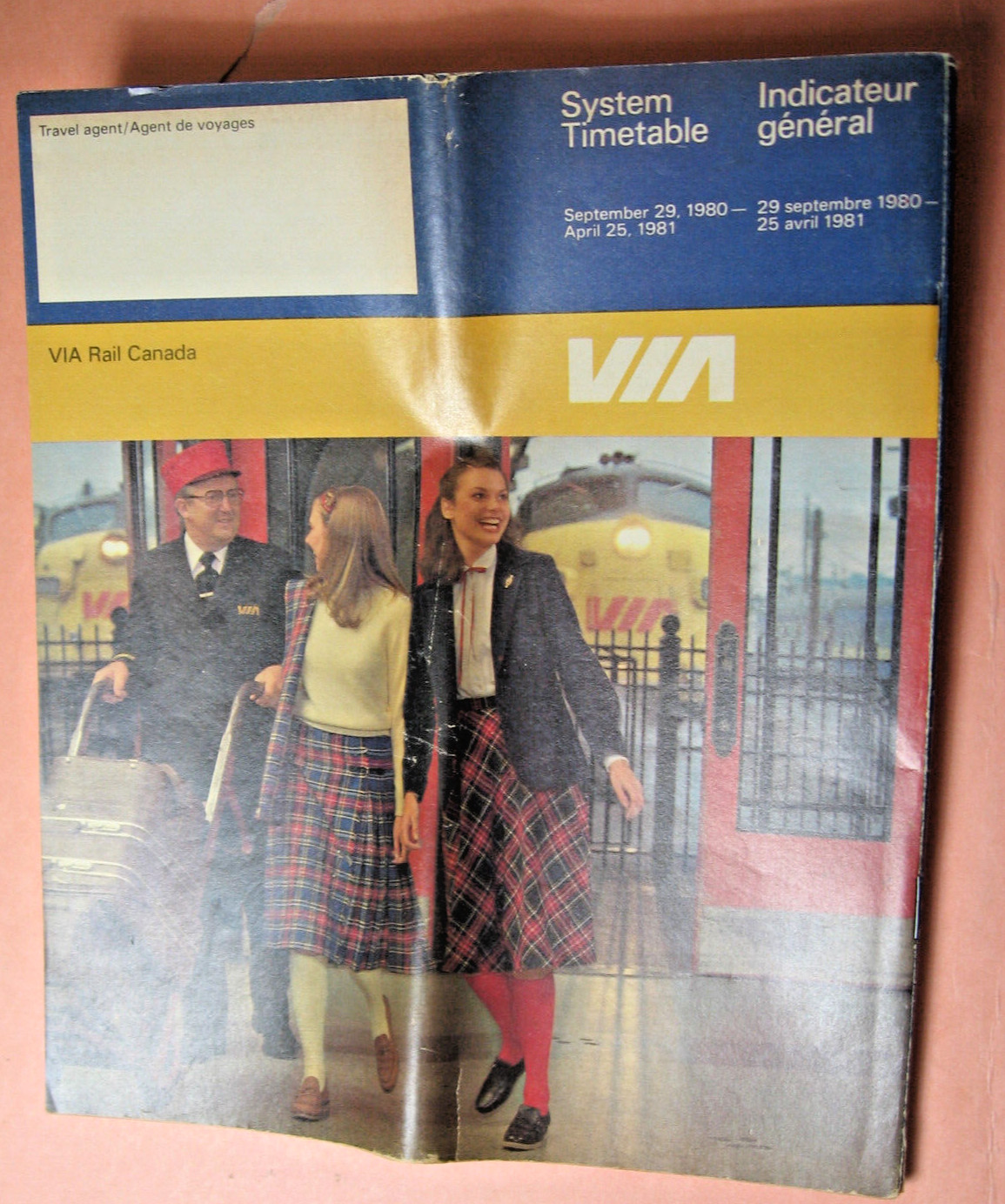 1980-81 VIA Rail Canada System Timetables with Centerfold Map – Sistema ...