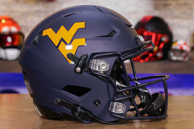 West Virginia Mountaineers Riddell SpeedFlex Helmet - Matte Navy | eBay