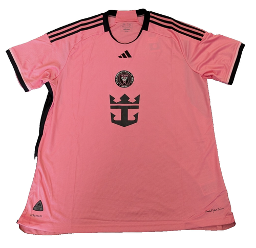 adidas Inter Miami 2024/25 Home Authentic Soccer Jersey Mens 2XL Pink ...