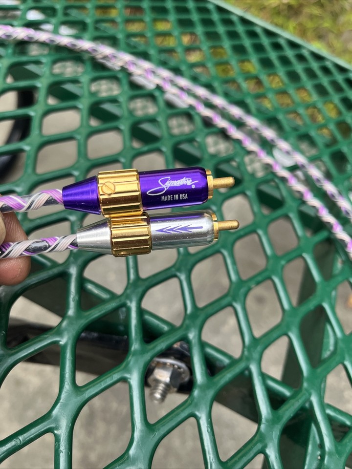 XLO ELECTRIC SIGNATURE INTERCONNECTS RCA TO 3 PIN MALE FOR MARK ...