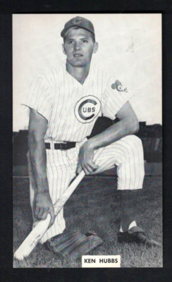 1963 Ken Hubbs, Chicago Cubs J.D. McCarthy Postcard RARE w/FREE ...