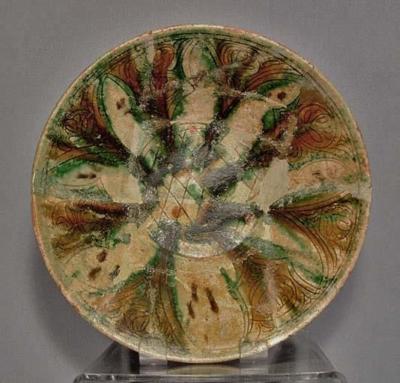 Medieval Islamic Splashware Sgraffito Ceramic Bowl Nishapur 10th ...