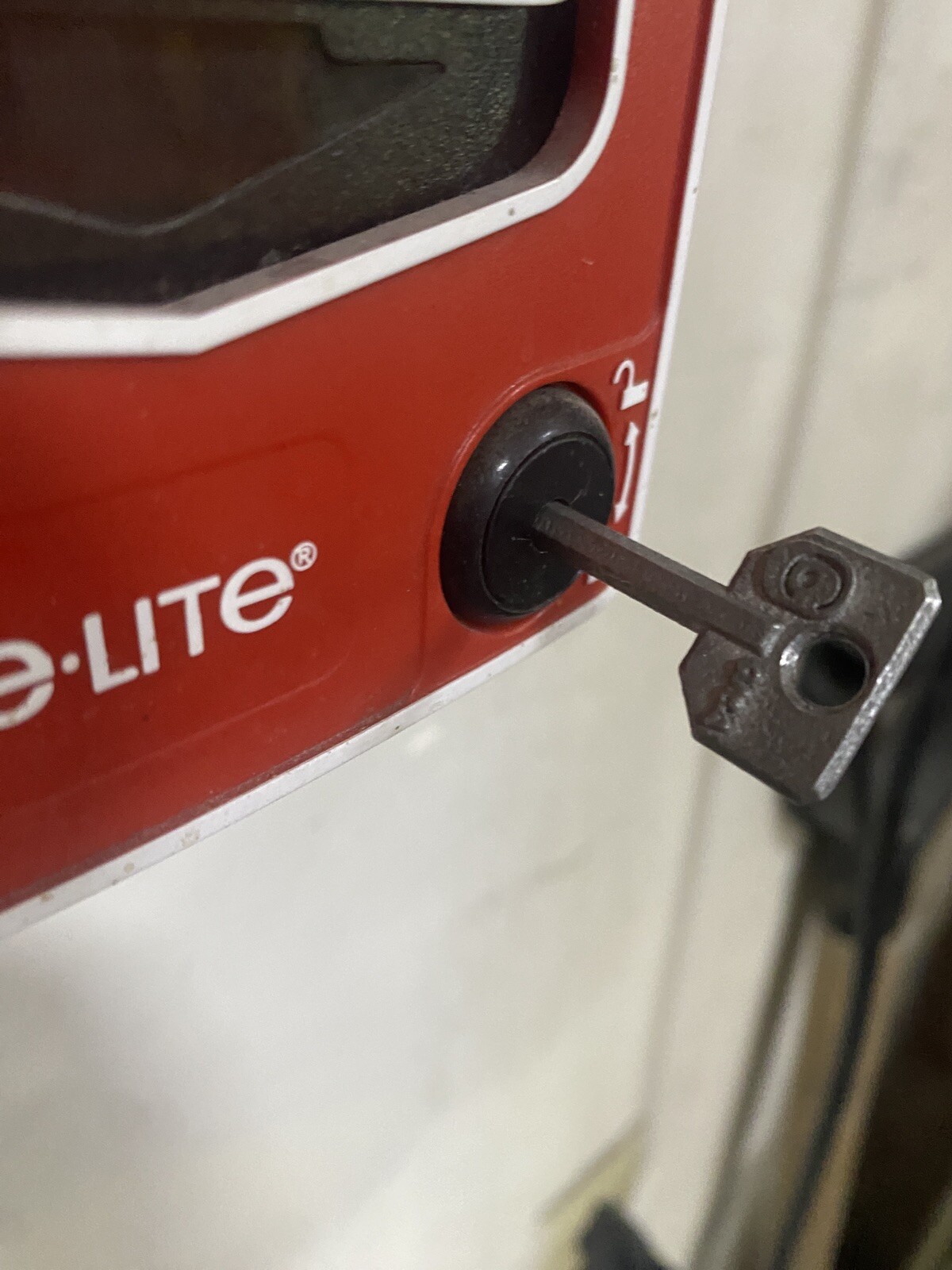 BG-12 Fire Alarm Pull Station KEY. Hex Key For Key Ring. Made Of ...