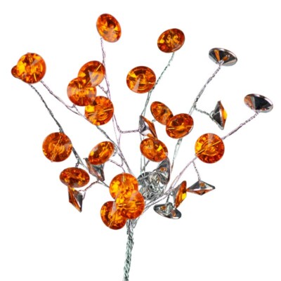 Gold Rhinestone Crystal Flower Sprays | 2 Sprays | For Corsages and ...