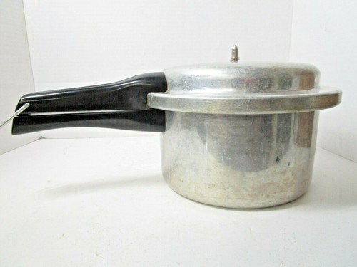Mirro-Matic Pressure Cooker Canning Pot Aluminum 10" Across Vegetables ...