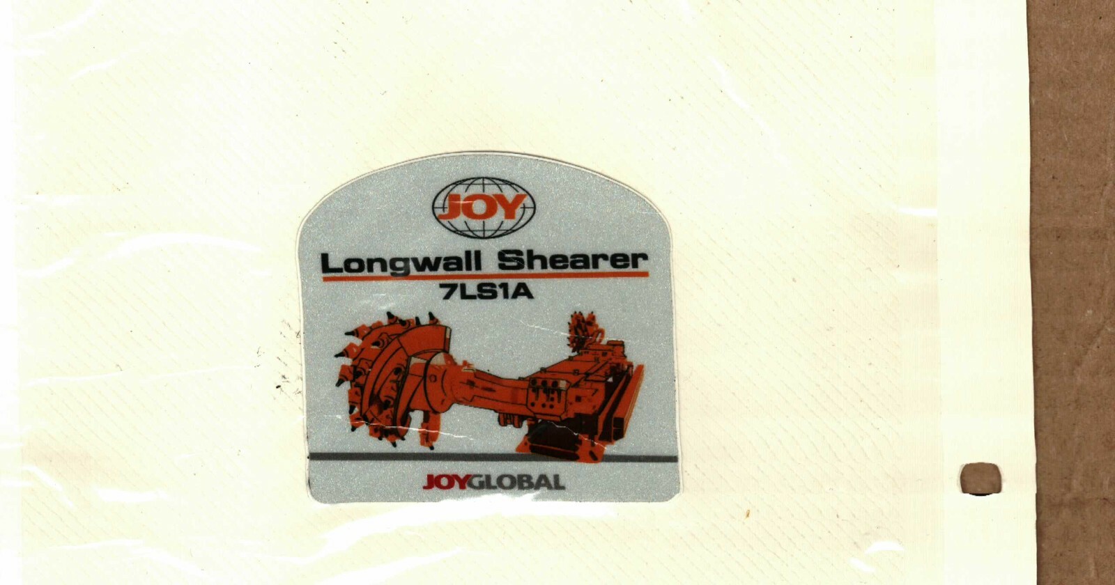 NICE 7LS1A LONGWALL JOY COAL MINING STICKER # 19 | eBay