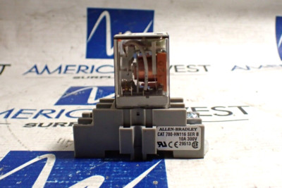 Allen Bradley 700-HF32A1-4 Ser C 12A Relay 120V Coil With 700-HN116 Ser ...