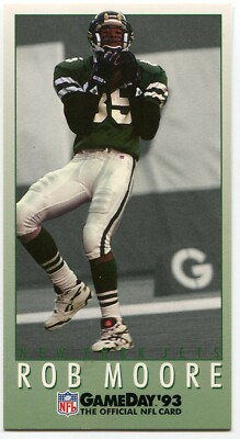1993 GameDay #416 Rob Moore New York Jets | eBay