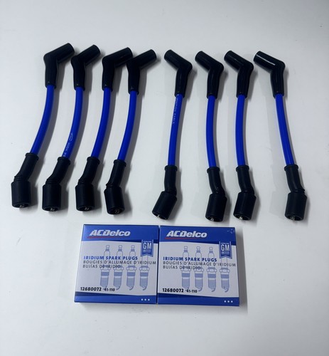 LS High Performance Spark Plug Lead & Iridium Plug Set LS1 LS2 LS3 10 ...